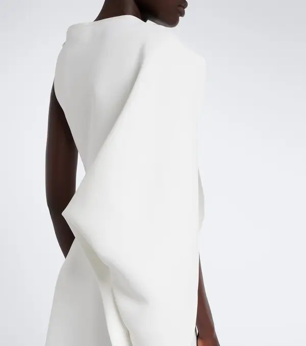 Maticevski Asymmetric Draped Midi Dress