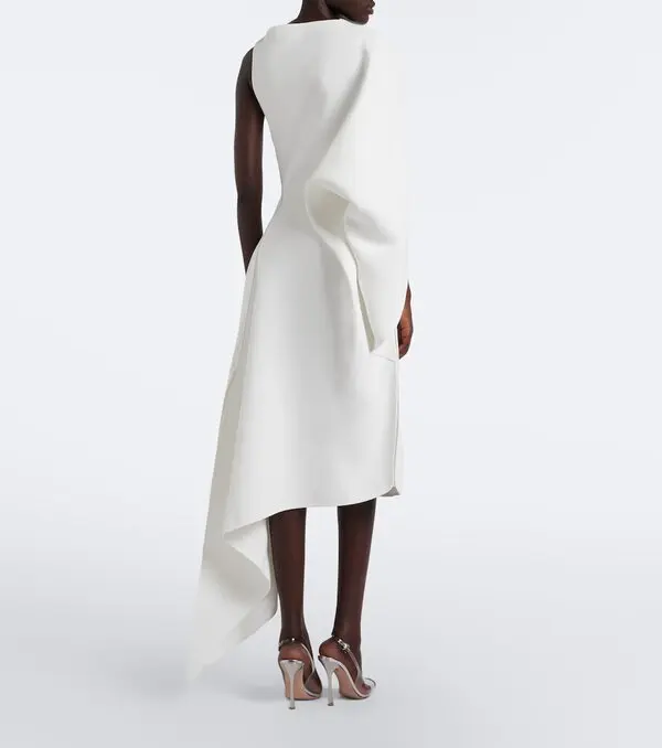 Maticevski Asymmetric Draped Midi Dress