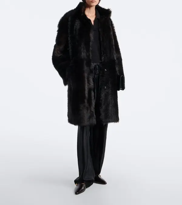 Nour Hammour Blaise Shearling Coat
