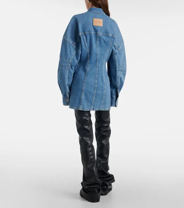 Attico Denim Minidress
