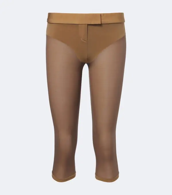 Magda Butrym Semi-sheer Capri Pants