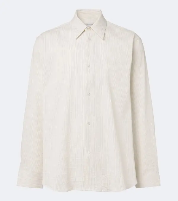 Studio Nicholson View Striped Cotton And Linen Shirt
