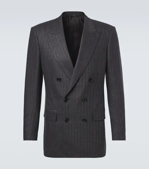 TOM FORD Herringbone Wool Blazer