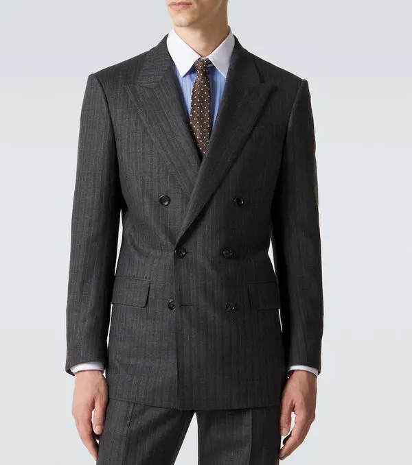 TOM FORD Herringbone Wool Blazer