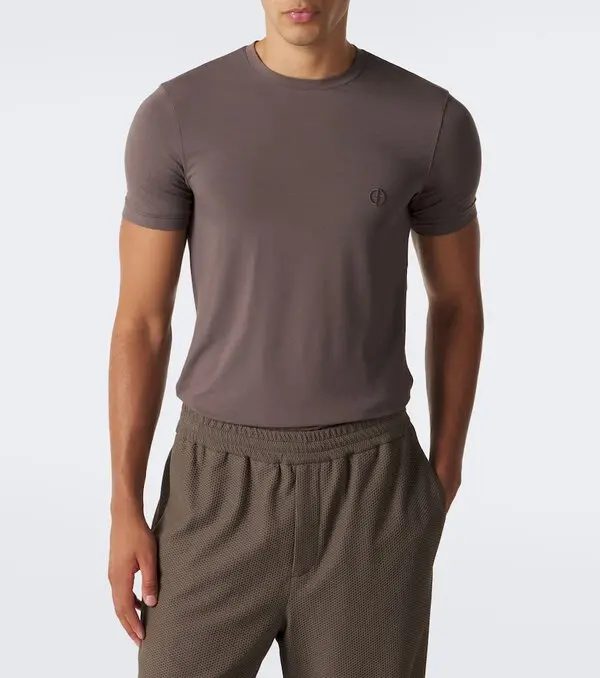 Giorgio Armani Logo Jersey T-shirt