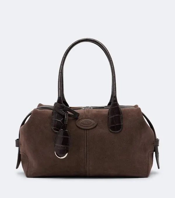TOD'S Bauletto Small Suede Tote Bag