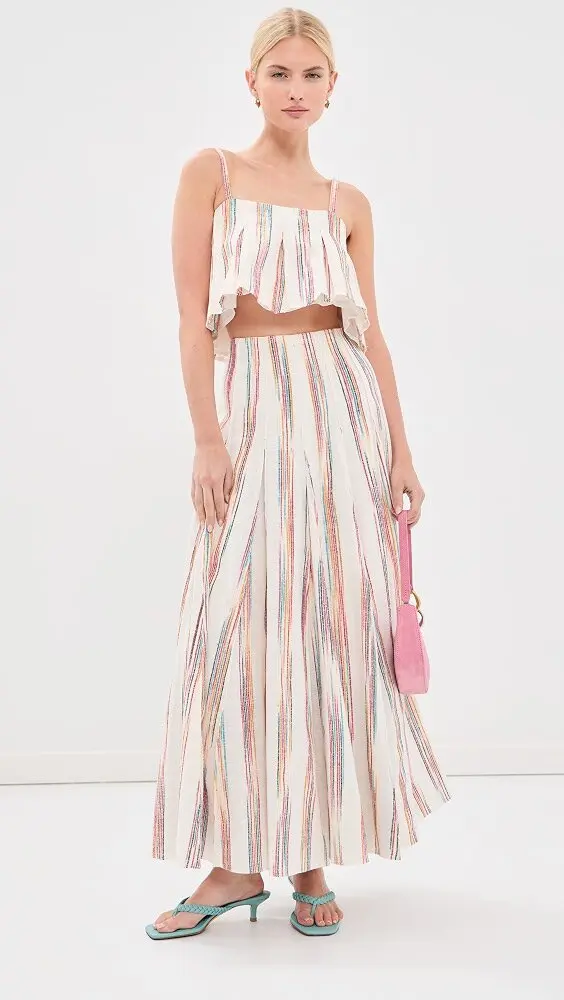 Rosie Assoulin Million Pleats Skirt