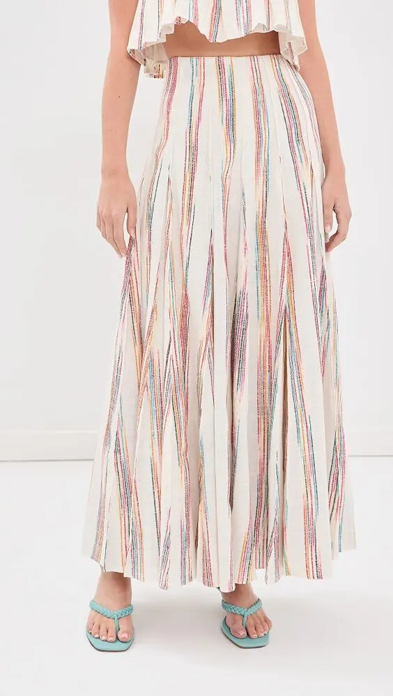 Rosie Assoulin Million Pleats Skirt