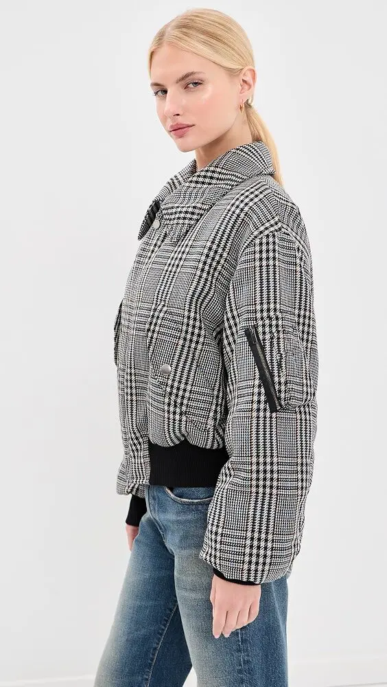Stella McCartney Plush-trimmed Bomber Jacket