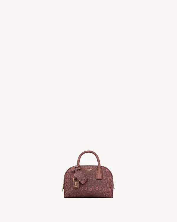Saint Laurent Sac De Jour Boston In Lizard – In Red
