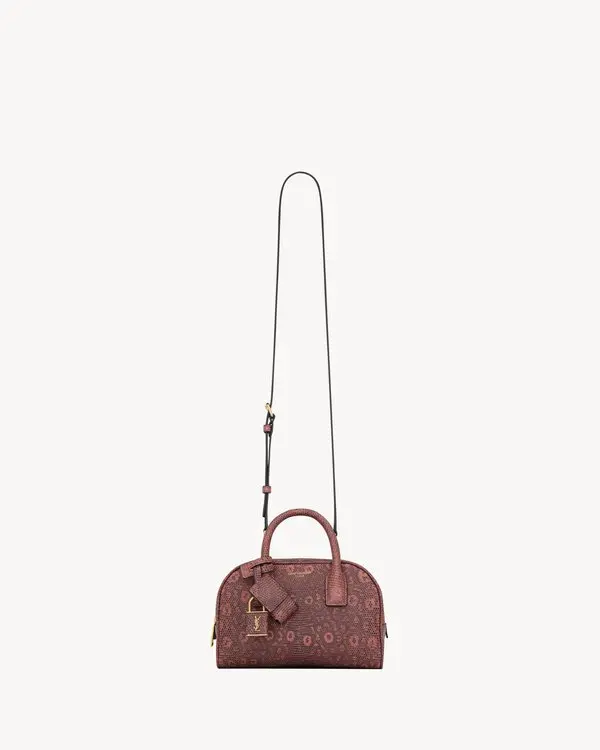Saint Laurent Sac De Jour Boston In Lizard – In Red