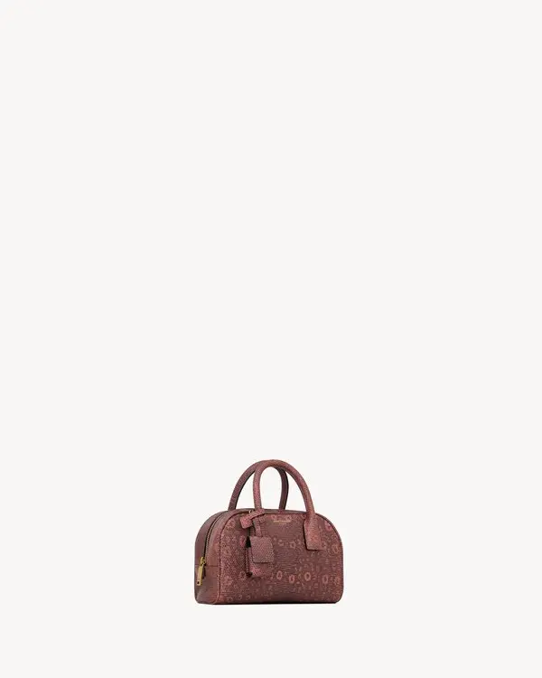 Saint Laurent Sac De Jour Boston In Lizard – In Red