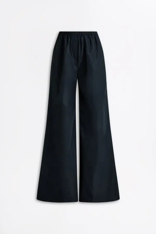 Scanlan Theodore Taffeta Wide Leg Trouser