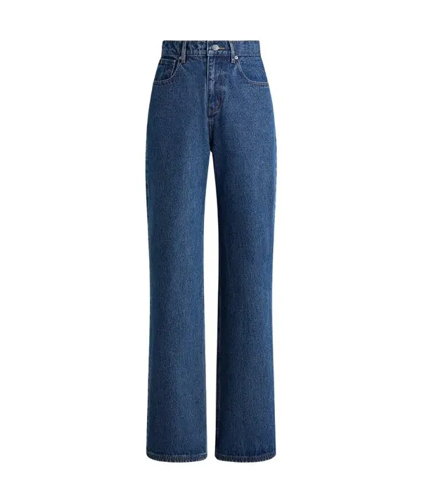 Scanlan Theodore Denim Selvedge Wide Leg Jeans - Jb.washed.indigo