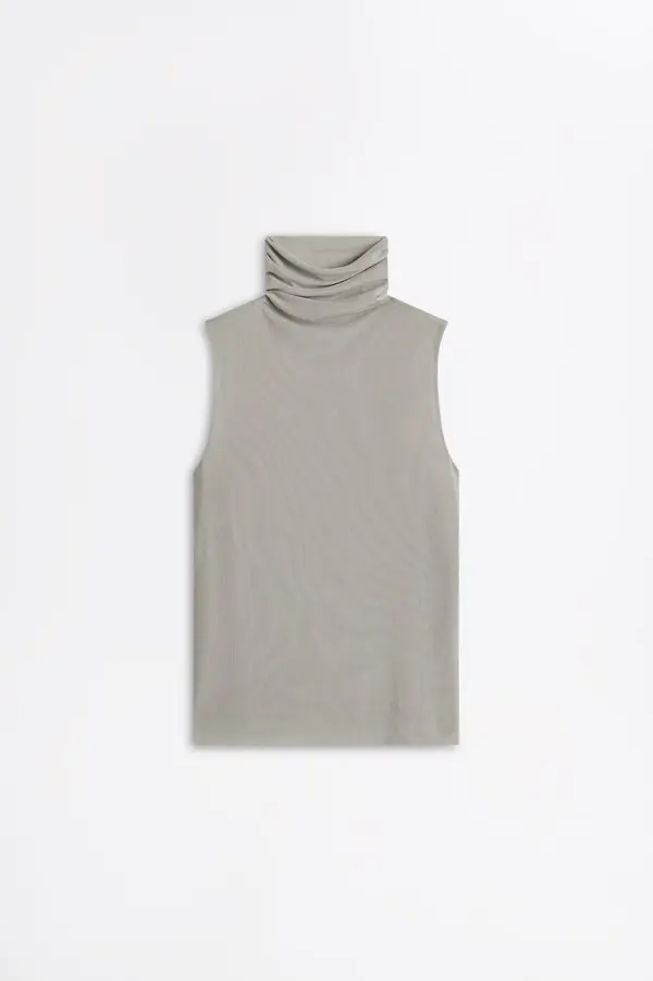 Scanlan Theodore Mesh Soft Funnel Neck Tank
