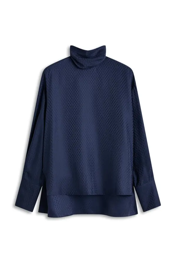 Scanlan Theodore Silk Chain Jacquard Blouse