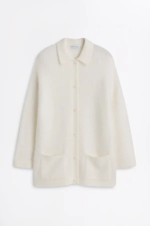Scanlan Theodore Brushed Mohair Oversized Cardigan