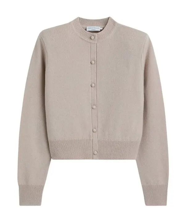 Scanlan Theodore Cashmere Shoulder Pad Cardigan - Tuile