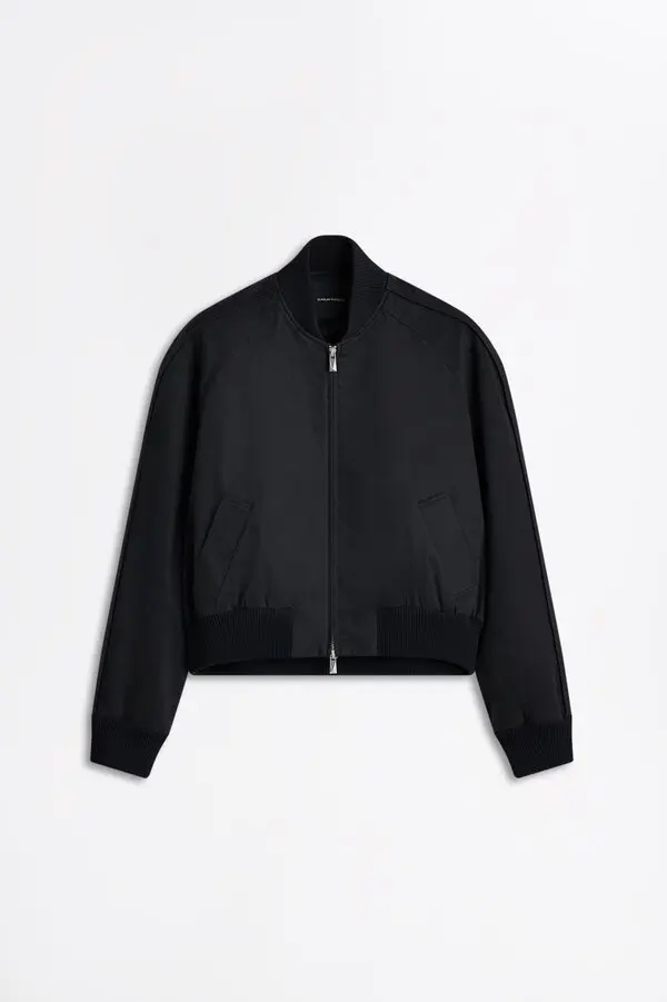 Scanlan Theodore Cotton Sateen Piped Bomber