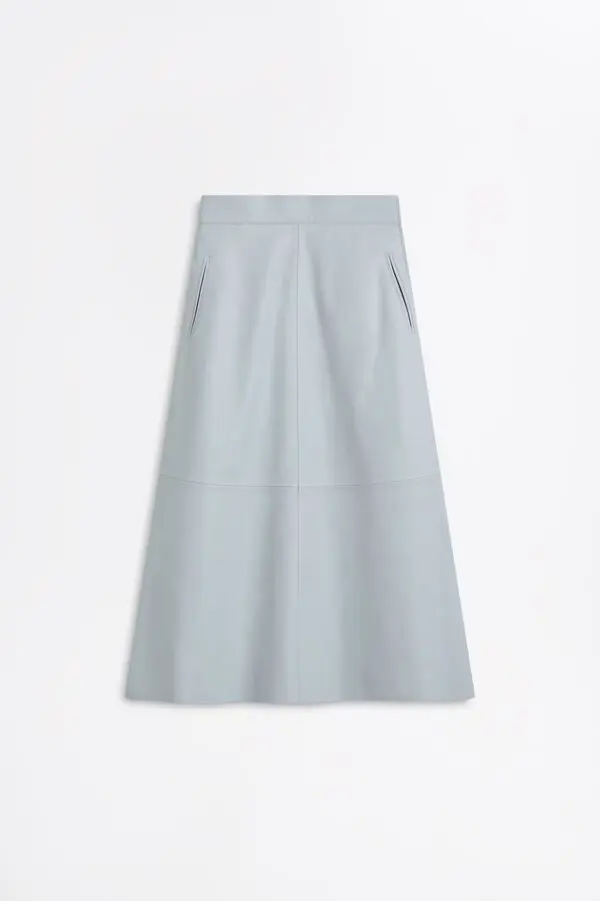 Scanlan Theodore Leather Long Skirt