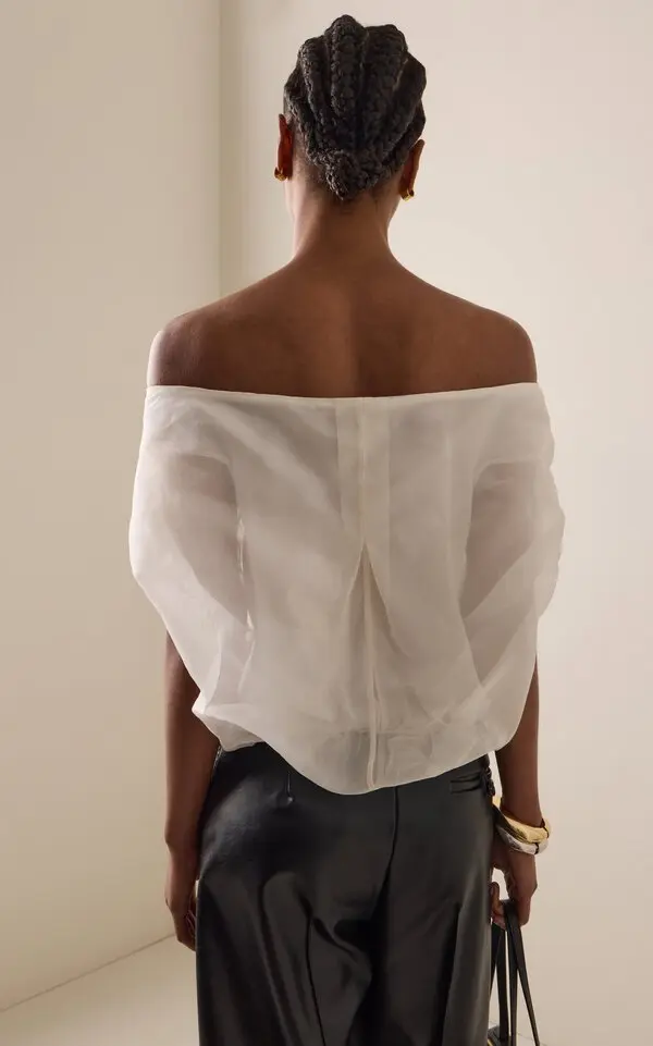 Staud Larissa Silk Top