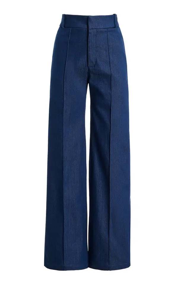 DESTREE High-rise Wide-leg Jeans