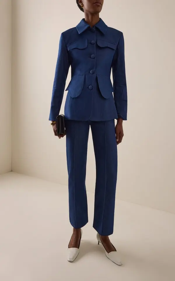 DESTREE High-rise Wide-leg Jeans