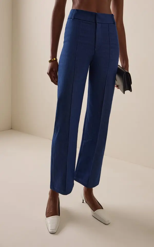 DESTREE High-rise Wide-leg Jeans