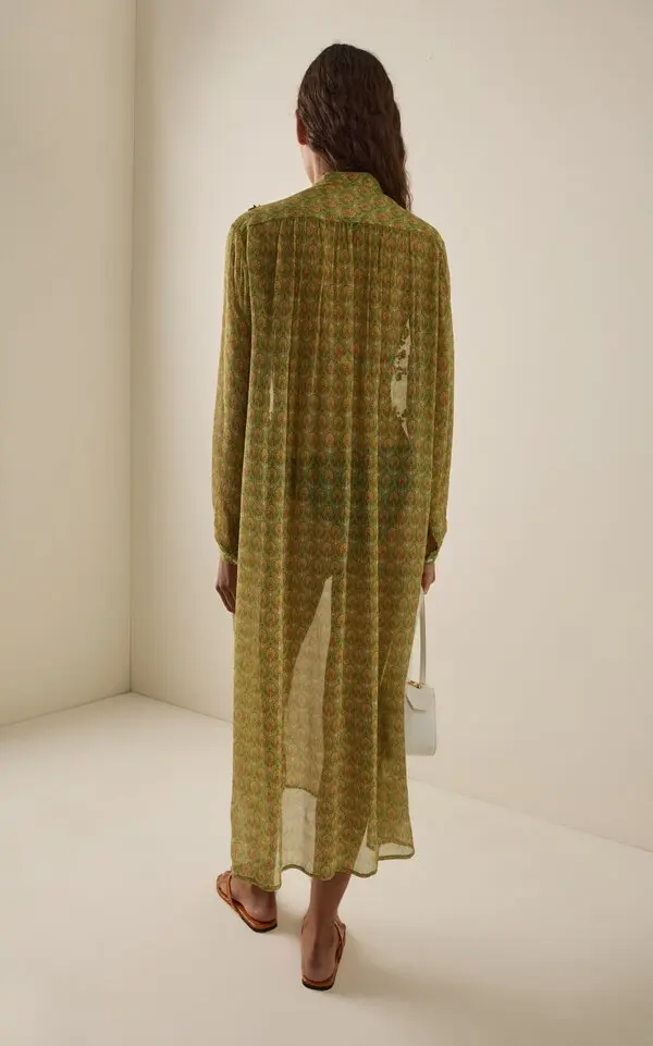 Chan Luu Drip Drip Tunic Dress With Sequin And Bead Embroidery