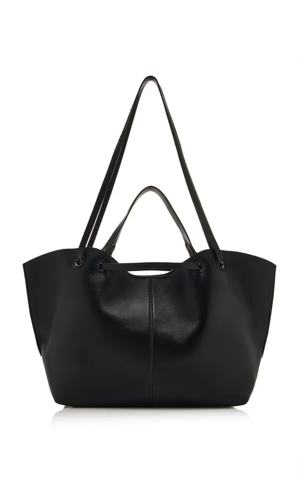 Max Mara Leather Shoppning Bag - Black