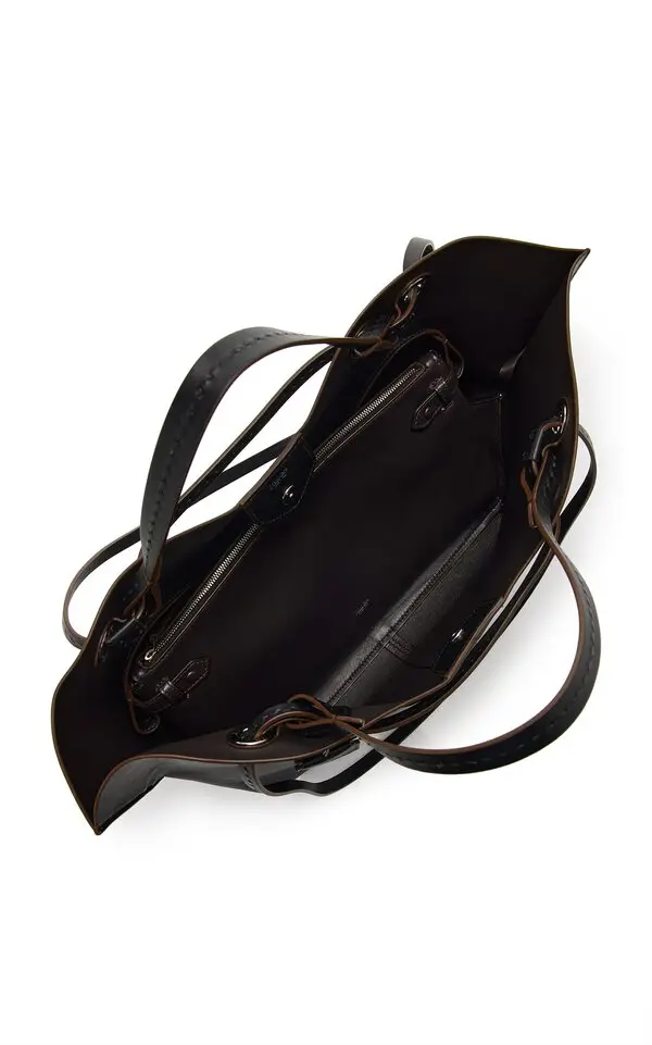 Max Mara Leather Shoppning Bag - Black