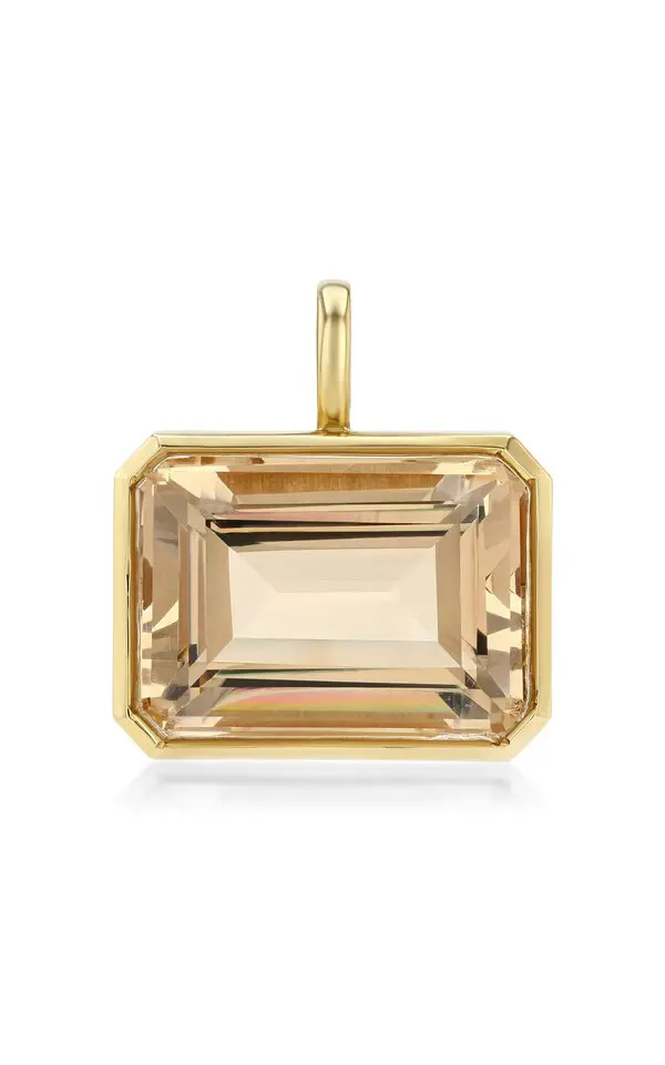 REAL FINE STUDIO Signature Bezel Drop Pendant