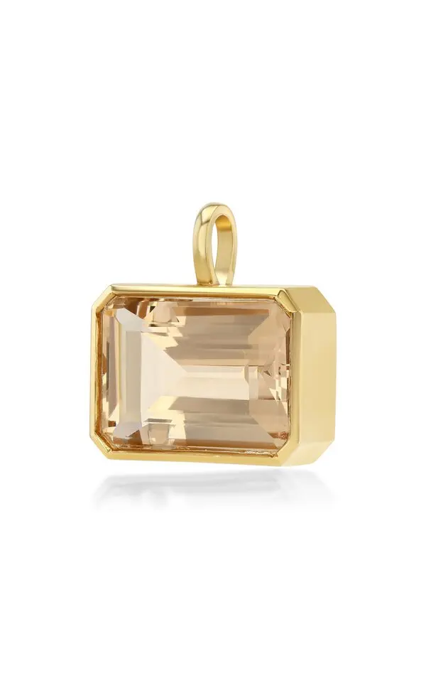 REAL FINE STUDIO Signature Bezel Drop Pendant