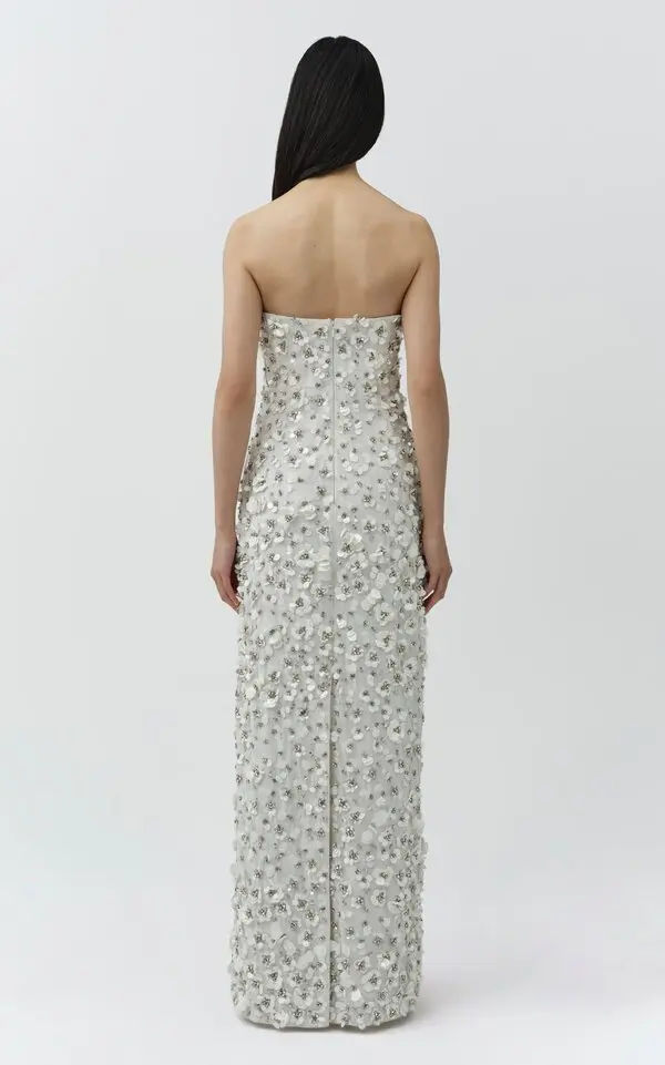 Simkhai Serafina Strapless Embellished Gown