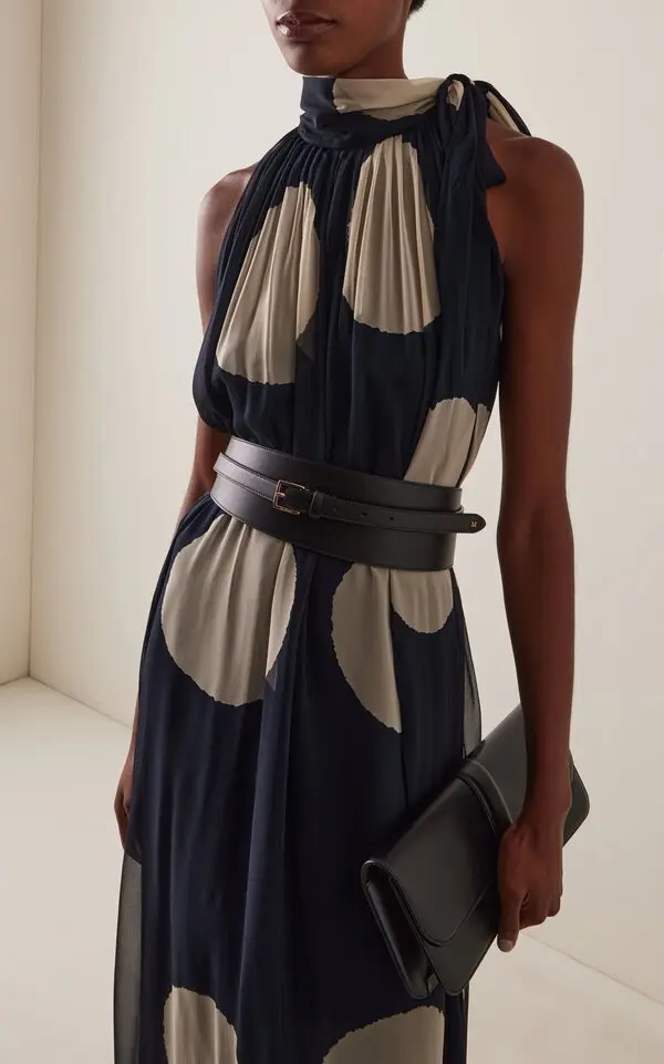Max Mara Leather Bandeau Belt