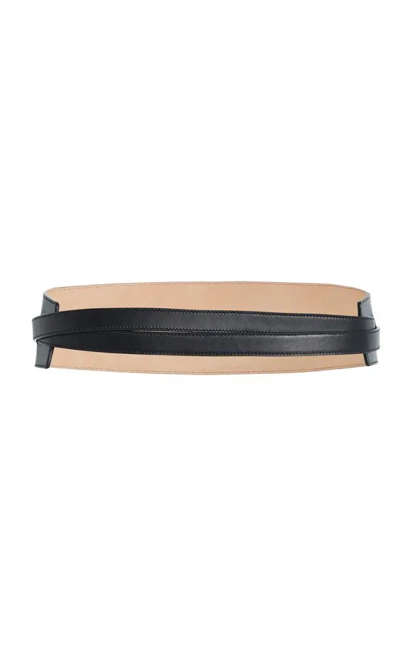 Max Mara Leather Bandeau Belt