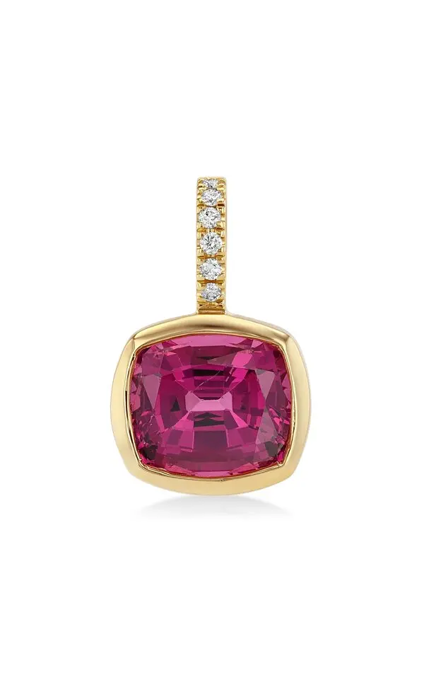 REAL FINE STUDIO Signature Bezel Drop Pendant