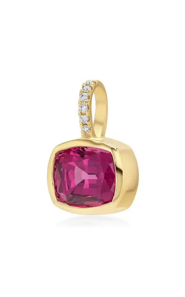 REAL FINE STUDIO Signature Bezel Drop Pendant