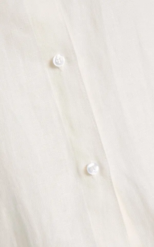 ELCE Maris Linen Shirt - White