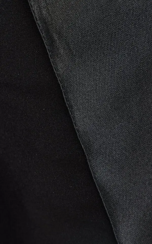 DESTREE Yoshitomo Satin Straight-leg Pants - Black