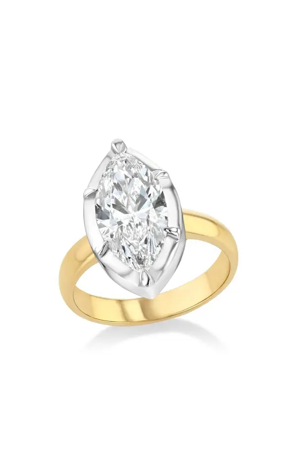 REAL FINE STUDIO Mega Marquise Pinky Ring