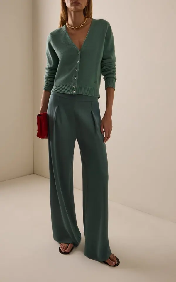 HIGH SPORT Slinky Gene Crepe Wide-leg Pants