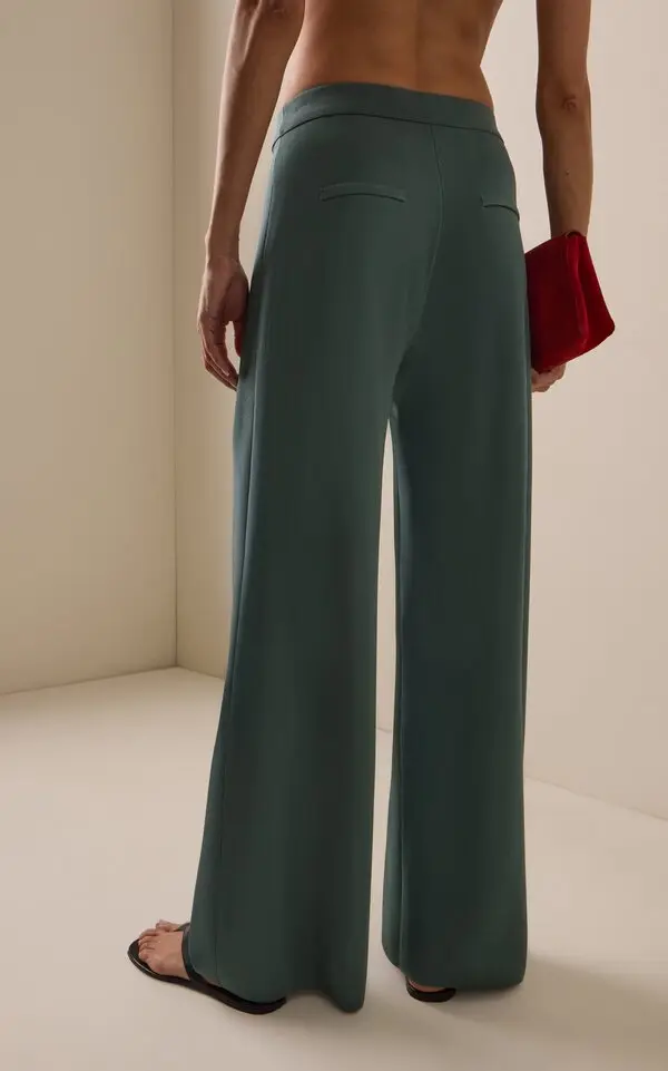 HIGH SPORT Slinky Gene Crepe Wide-leg Pants