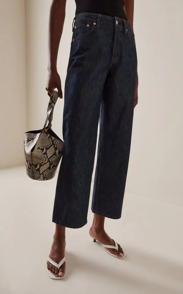 Moussy Vintage Jay Rigid Mid-rise Straight-leg Jeans