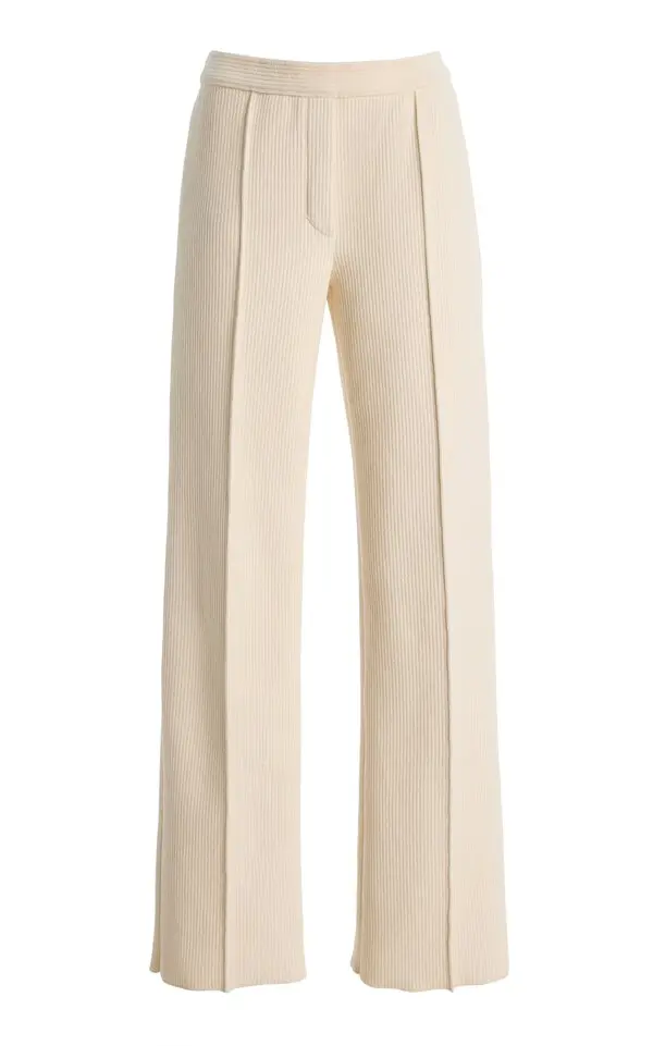 HIGH SPORT Evie Corduroy Straight-leg Pants