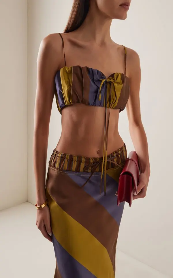 Staud Exclusive Sade Silk Top