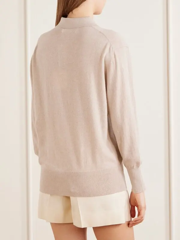 Arch4 Cashmere Cardigan With Detachable Scarf