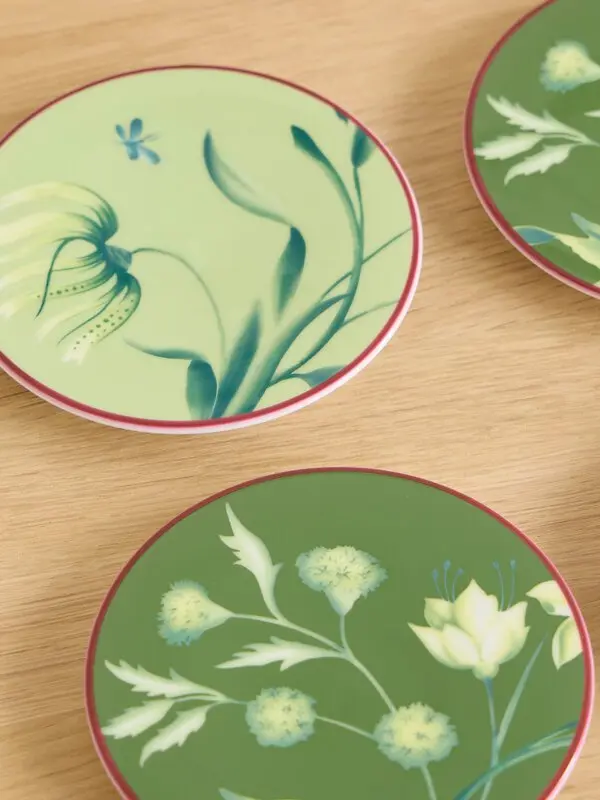 GINORI 1735 Florenza Set Of Four Porcelain Coasters