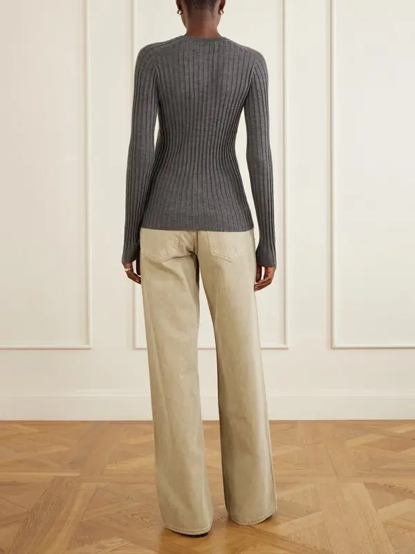 Arch4 Ribbed Cashmere Pullover