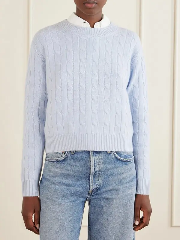 Arch4 Tinka Cable-knit Cashmere Sweater